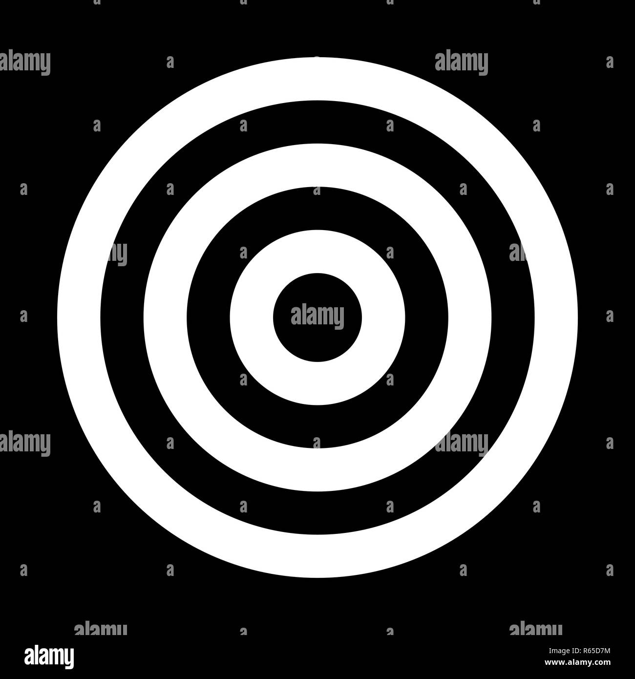 Target sign - white simple transparent, isolated - vector illustration ...