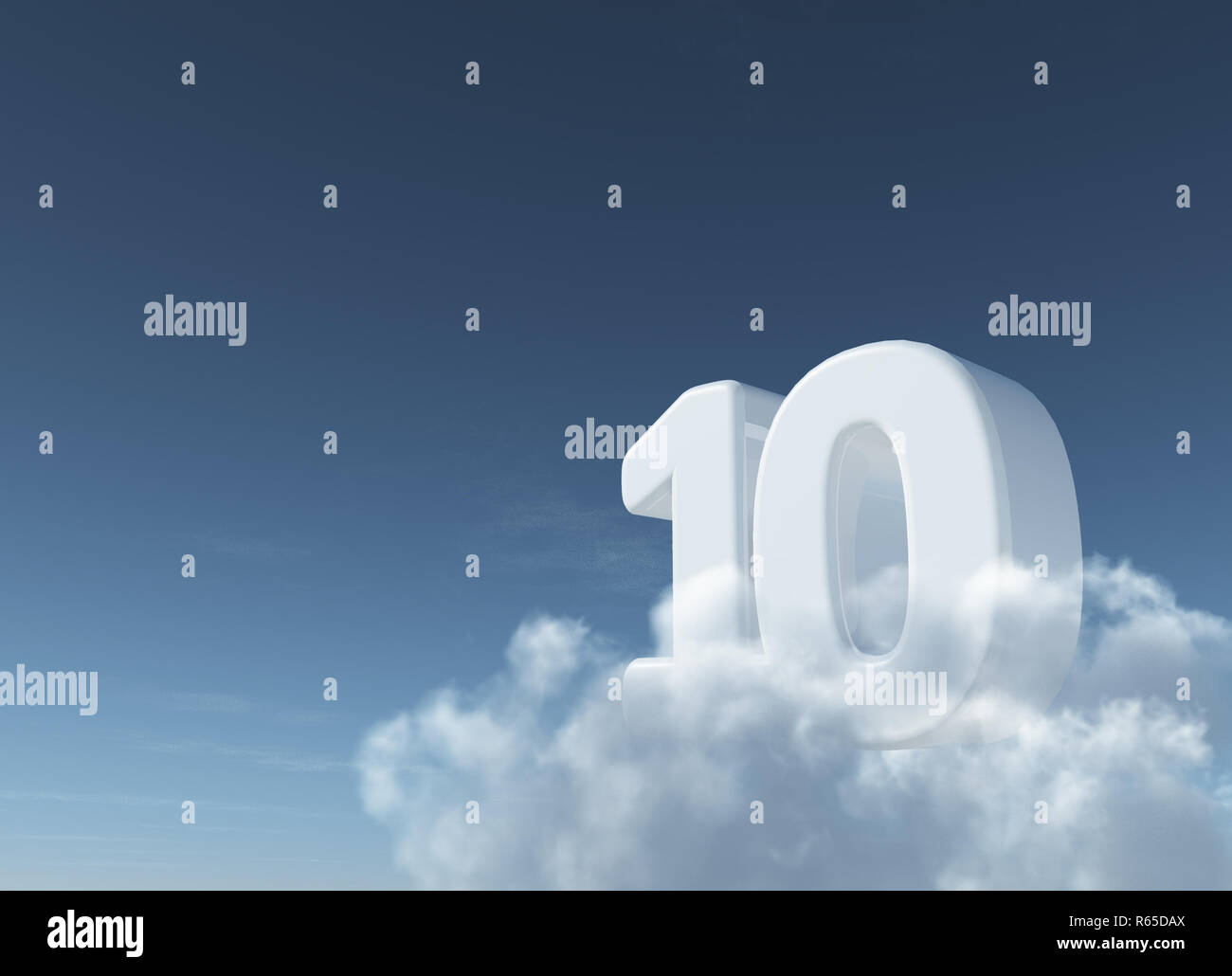 number in the sky Stock Photo - Alamy