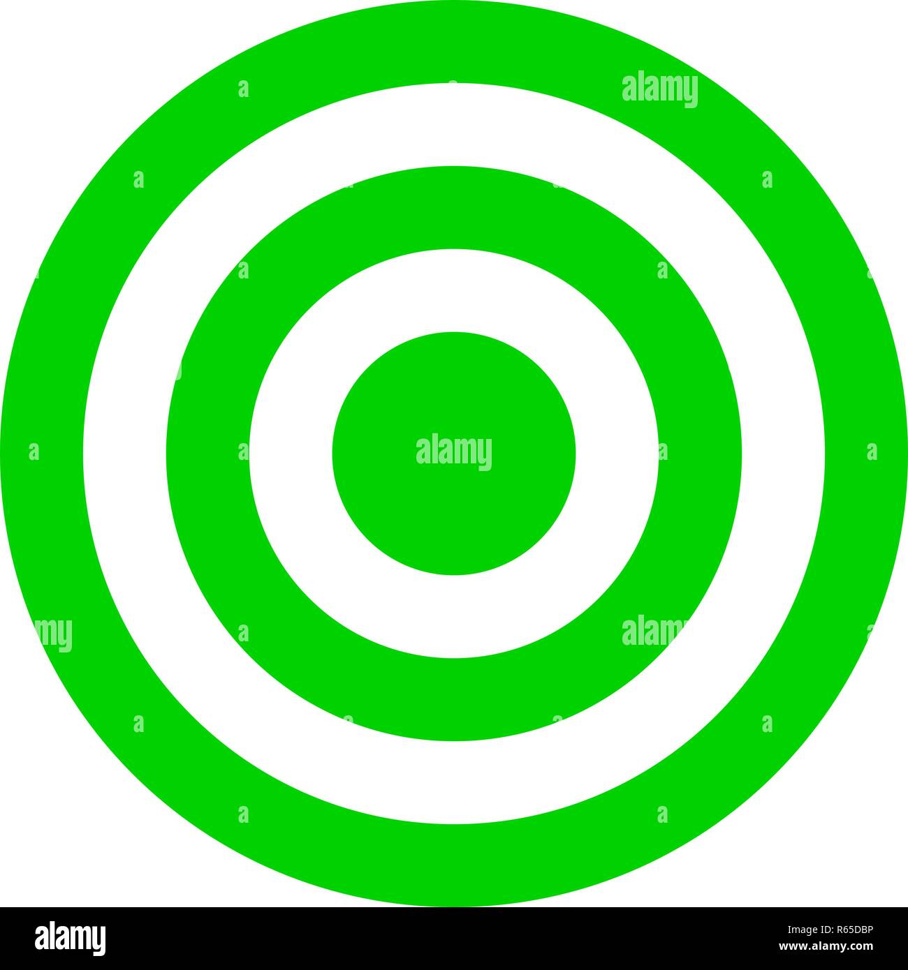 Target sign - green simple transparent, isolated - vector illustration ...