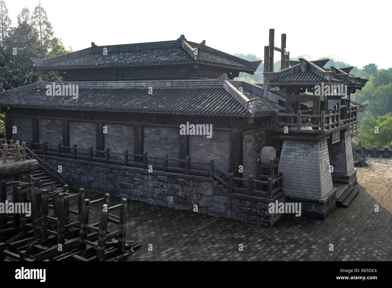 Chibi, Hubei/ CHINA - OCT 25, 2018:The ancient battle field of The red ...