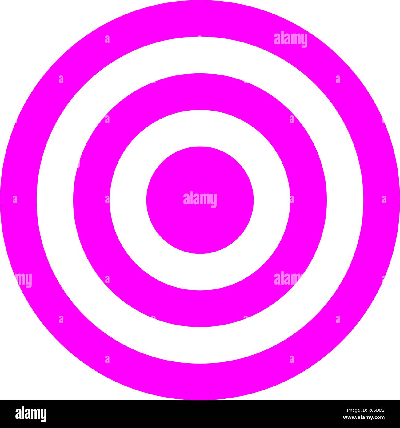 Target sign - purple simple transparent, isolated - vector illustration ...
