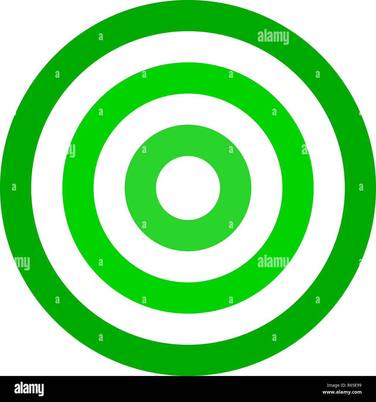 Target sign - green shades simple transparent, isolated - vector ...