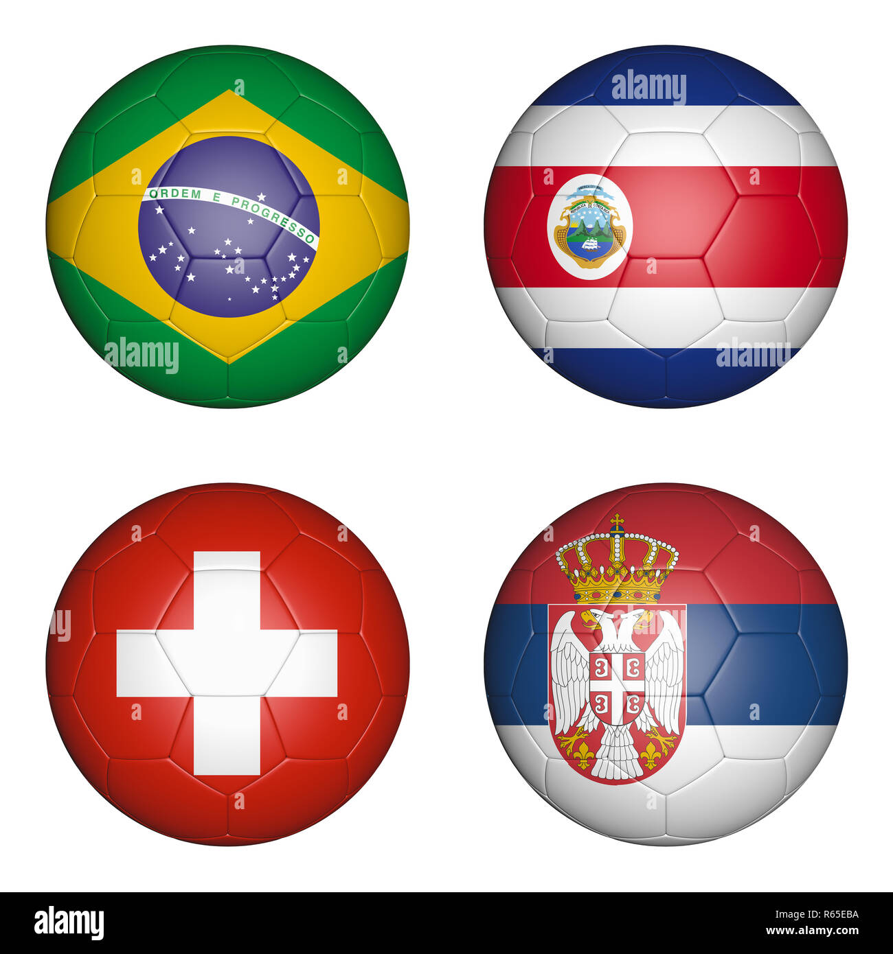 balls with flags Stock Photo - Alamy