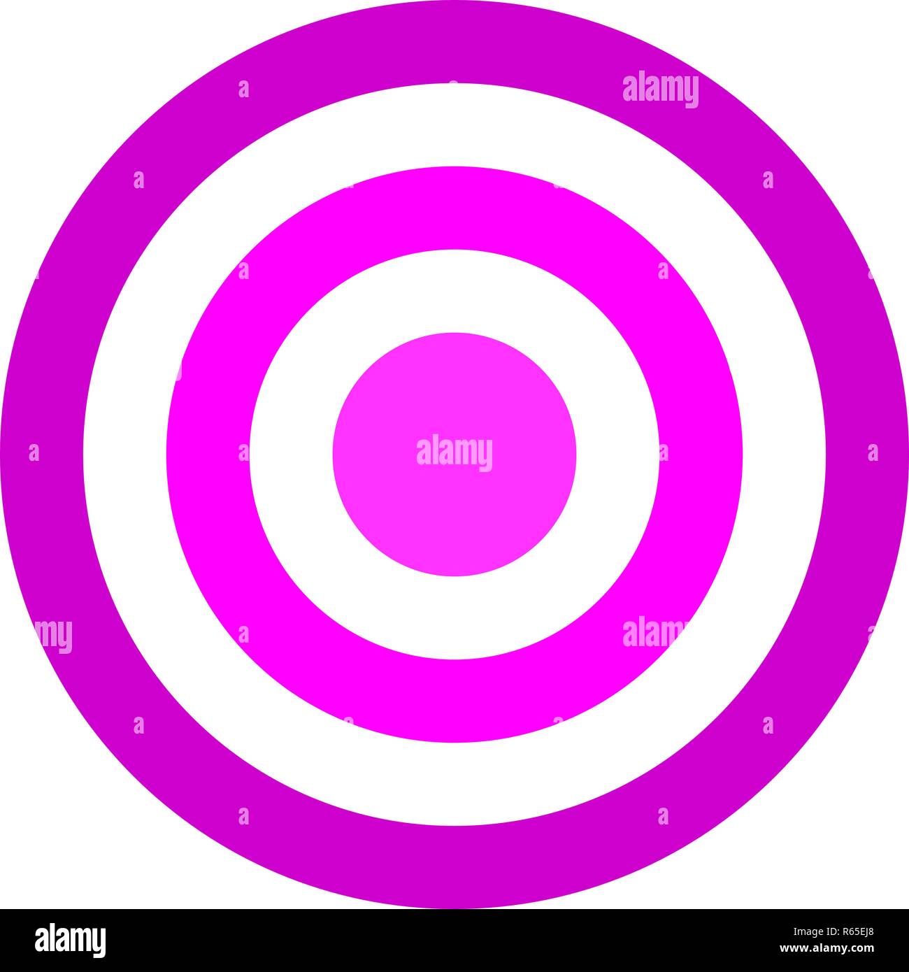 Target sign - purple shades simple transparent, isolated - vector ...