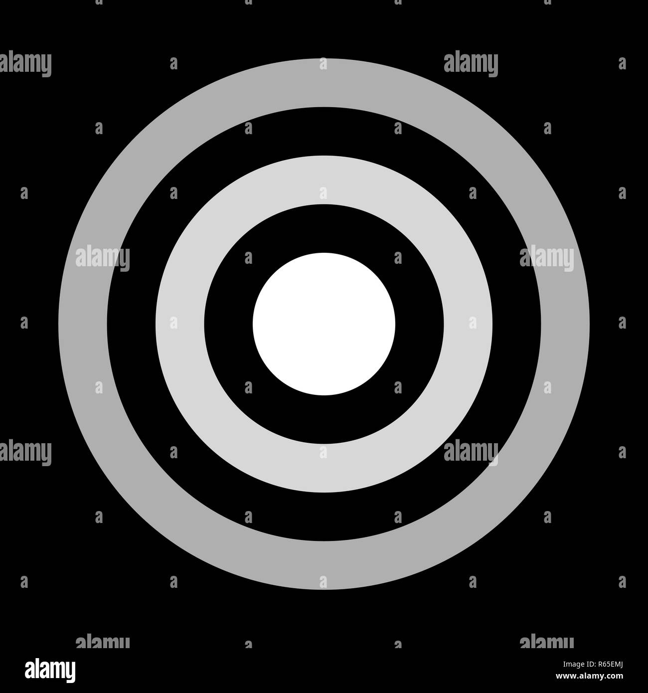 Target sign - white shades simple transparent, isolated - vector ...