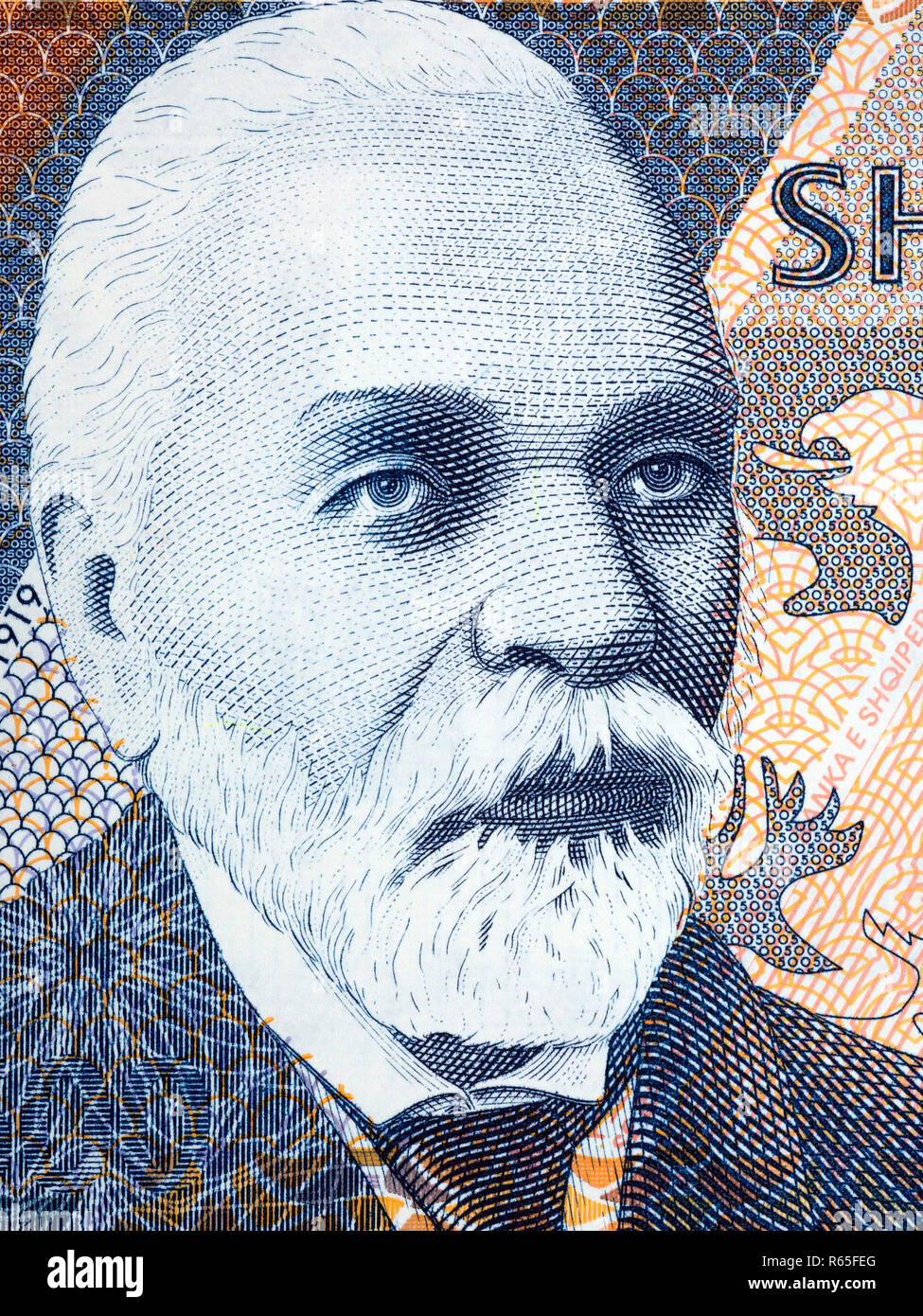 Ismail Qemali portrait Stock Photo - Alamy