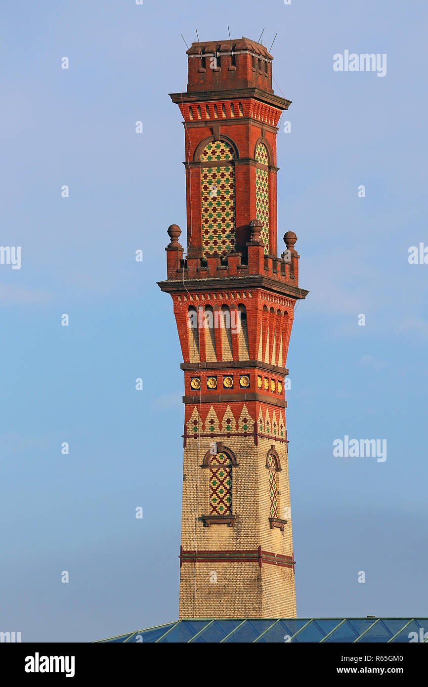 tower of the vierordtbad in karlsruhe Stock Photo - Alamy
