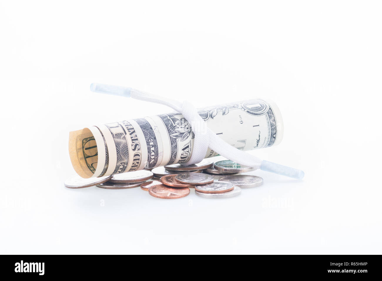 Shoestring budget concept Stock Photo - Alamy