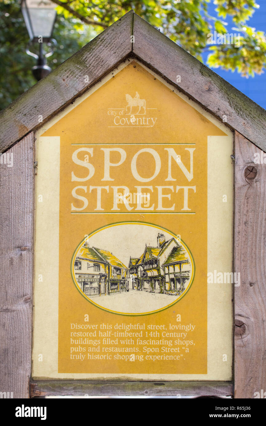 Medieval spon street coventry west hi-res stock photography and images ...