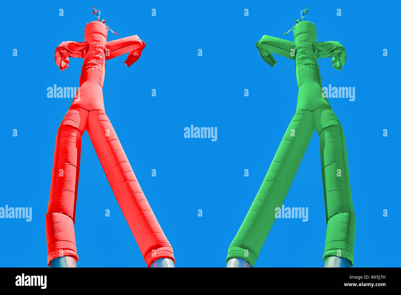 Waving inflatable man hi-res stock photography and images - Alamy