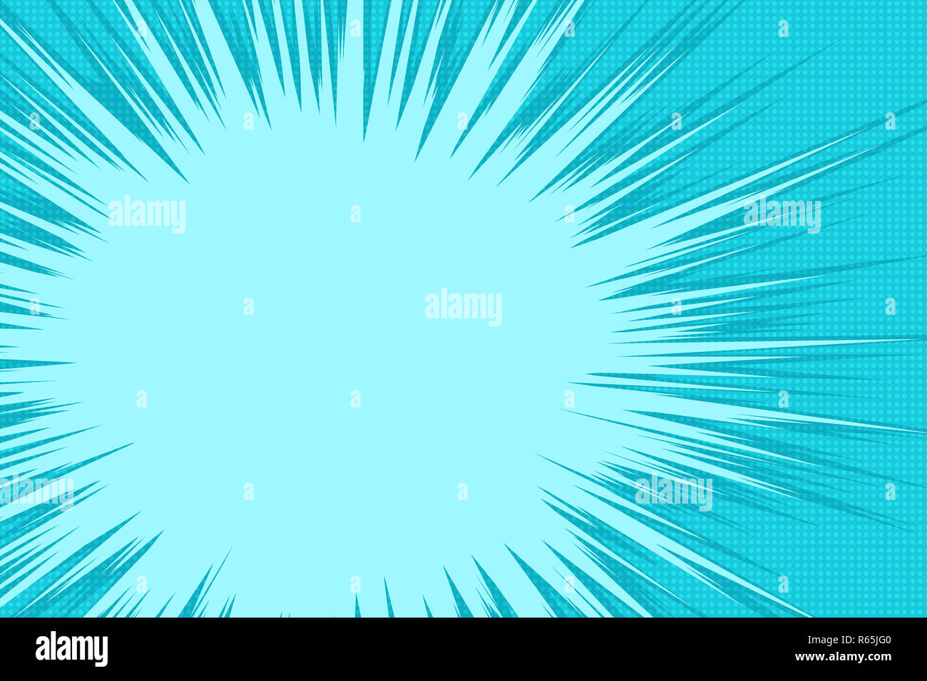 Comic manga fire explosion energy hi-res stock photography and images ...