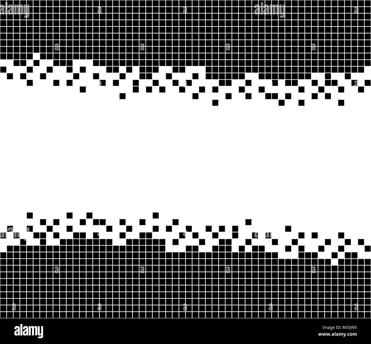uneven frame of black dots Stock Photo - Alamy