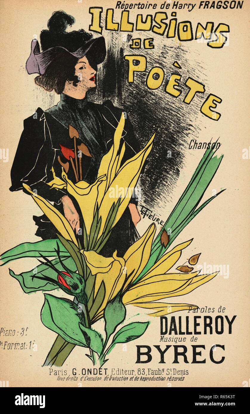 Sheet music Illusions de poète by Dalleroy and Louis Byrec, performed ...