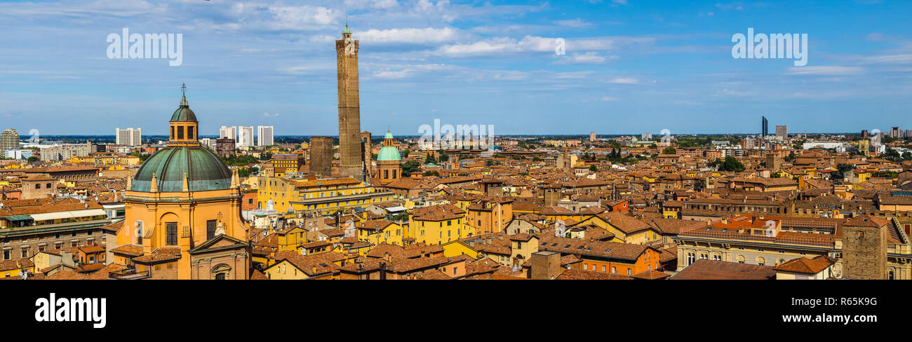 Aerial view of Bologna (hdr Stock Photo - Alamy