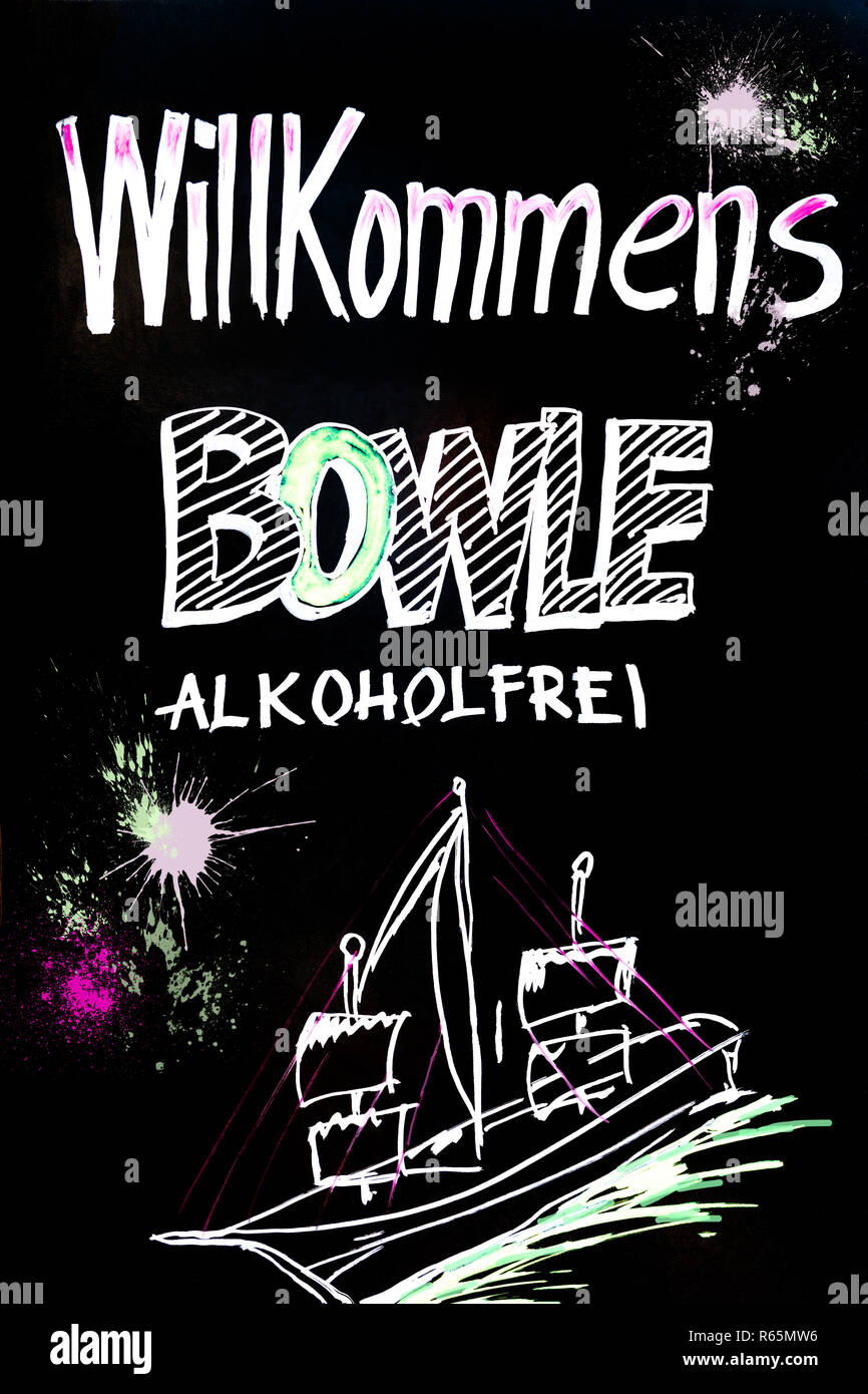 Willkommensbowle hi-res stock photography and images - Alamy