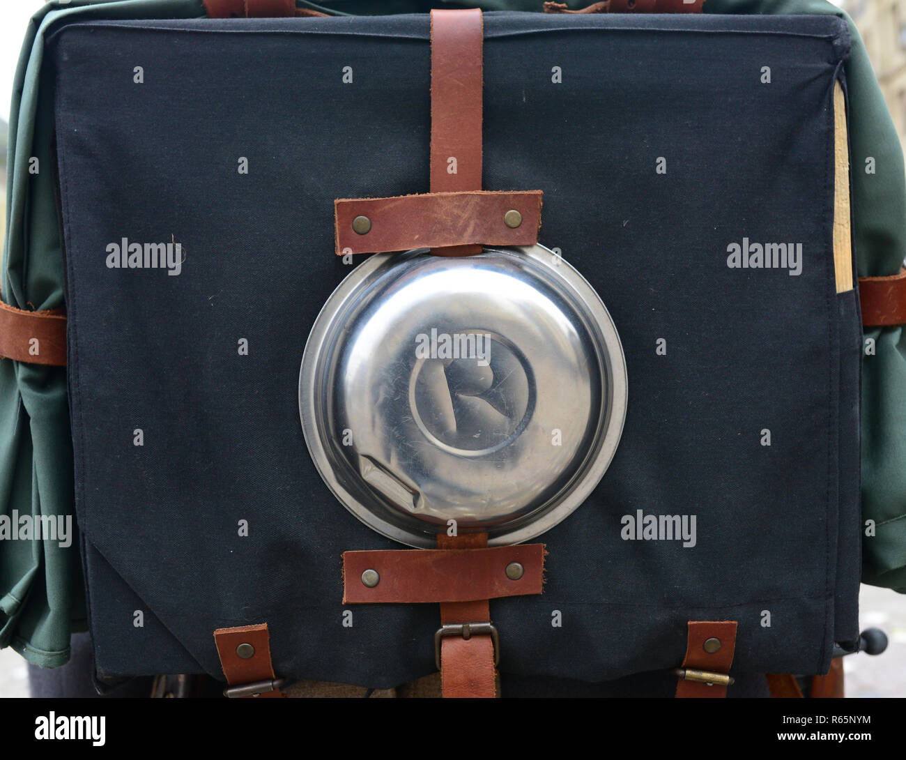 first world war soldier backpack detail Stock Photo - Alamy