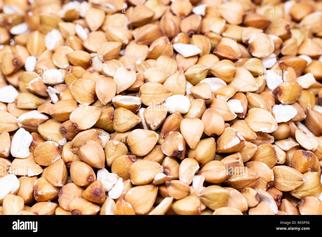 Buckwheat seeds macro Stock Photo - Alamy