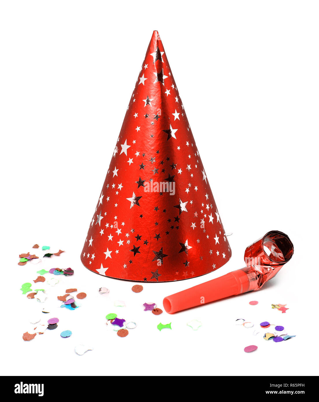 Cone party hat whistle hi-res stock photography and images - Alamy