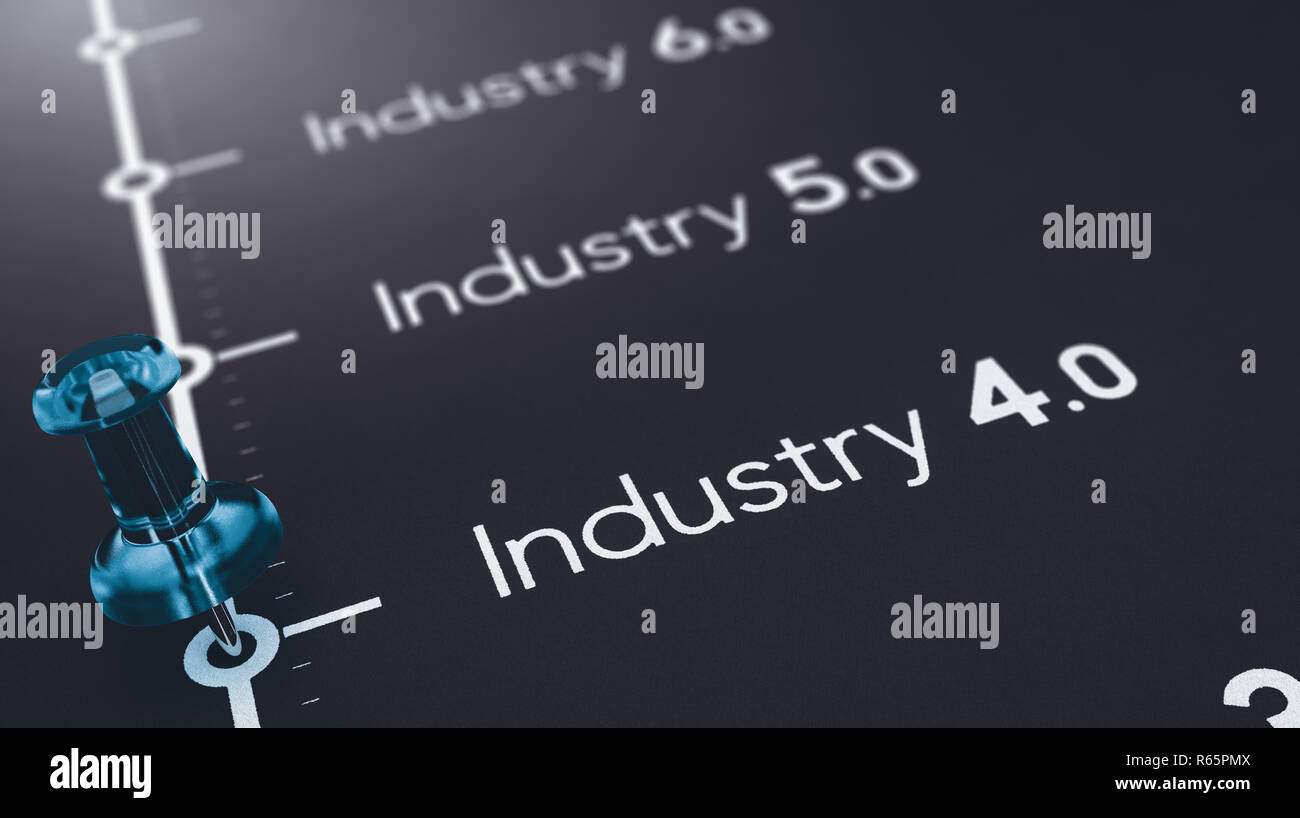 Industry 4.0 and the next manufacturing evolutions Stock Photo - Alamy