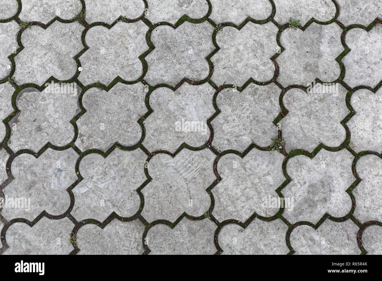 Concrete Tiles Pattern Stock Photo - Alamy