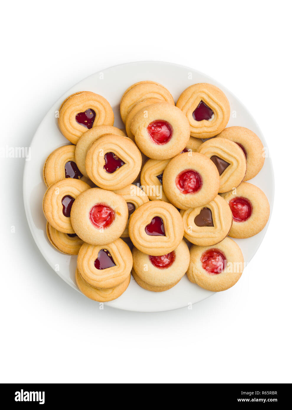 Sweet jelly cookies Stock Photo - Alamy