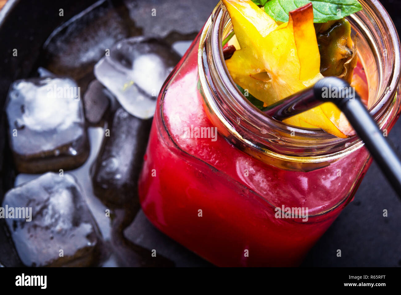 fruit tropical juice Stock Photo - Alamy