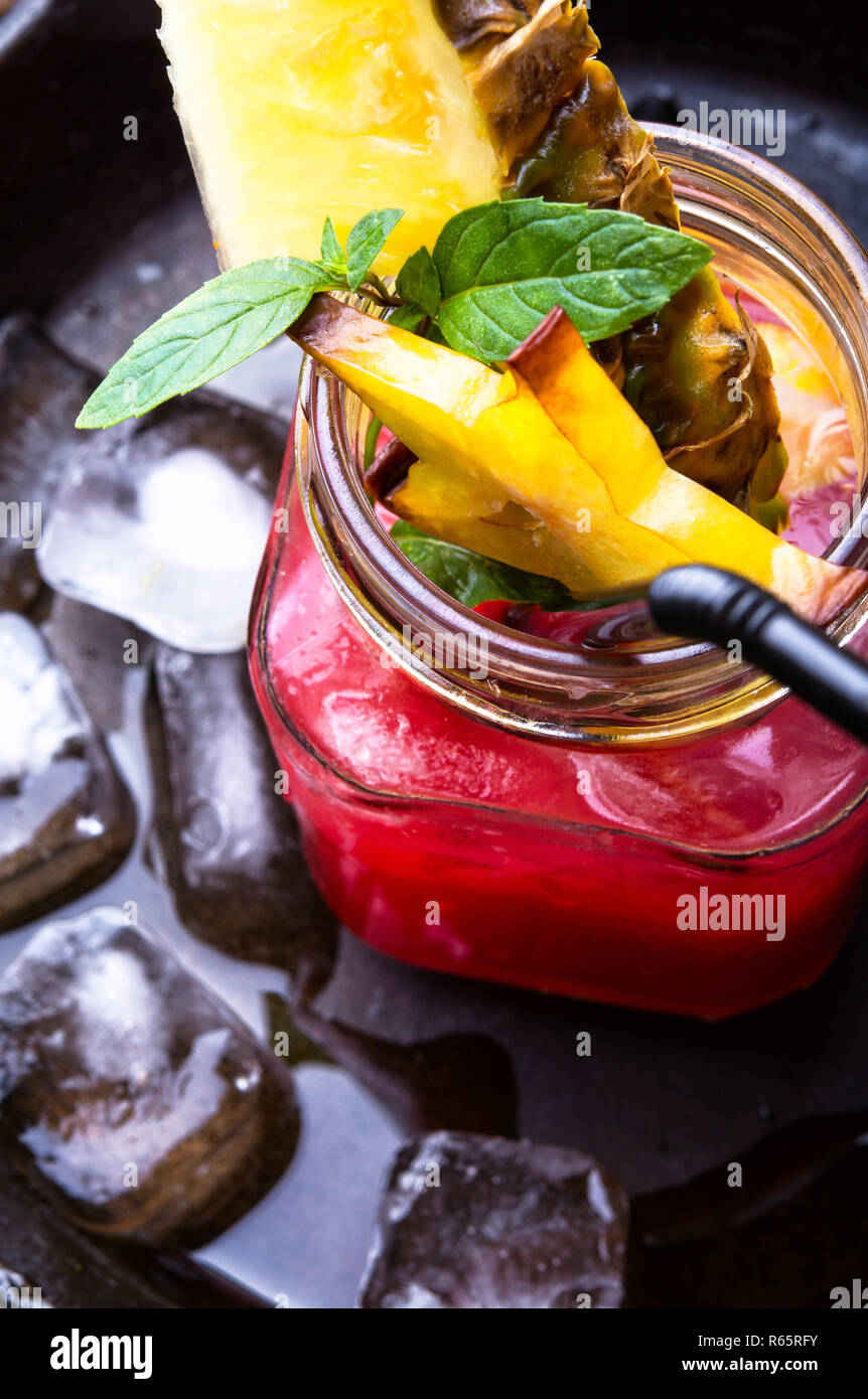 fruit tropical juice Stock Photo - Alamy