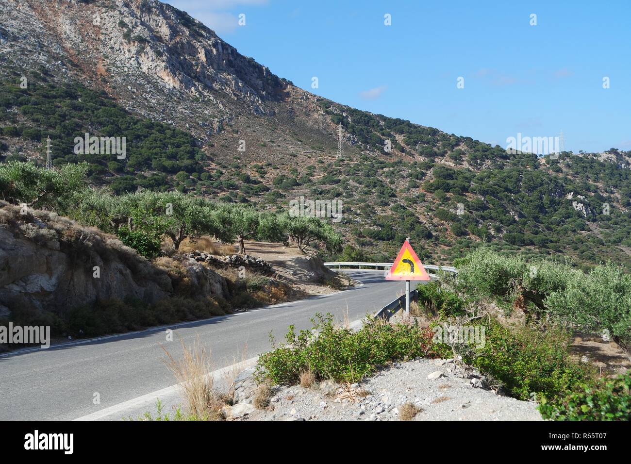 Crete road through mountains hi-res stock photography and images - Alamy