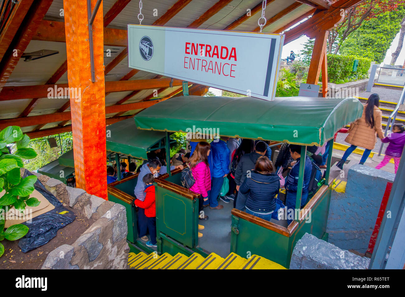 Funicular de santiago hi-res stock photography and images - Alamy
