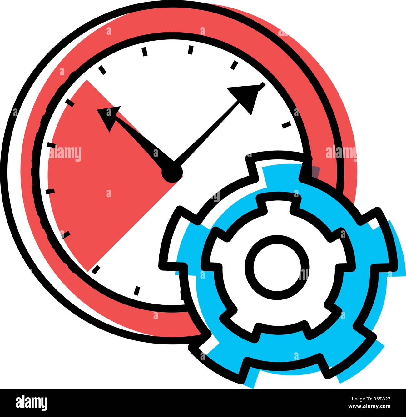 Pinion wall Stock Vector Images - Alamy