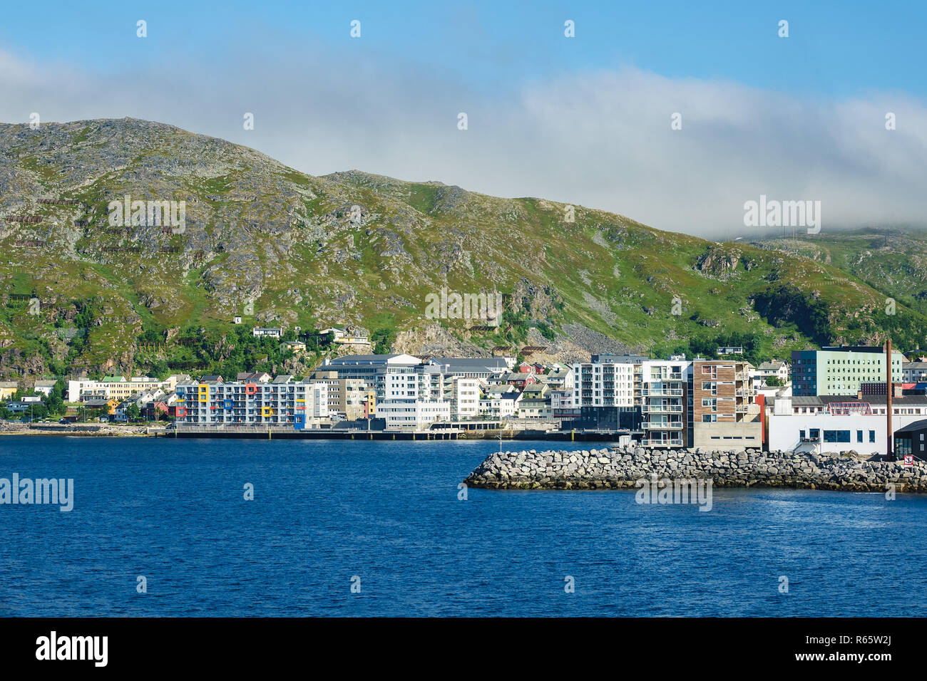 Hammerfest city view hi-res stock photography and images - Alamy