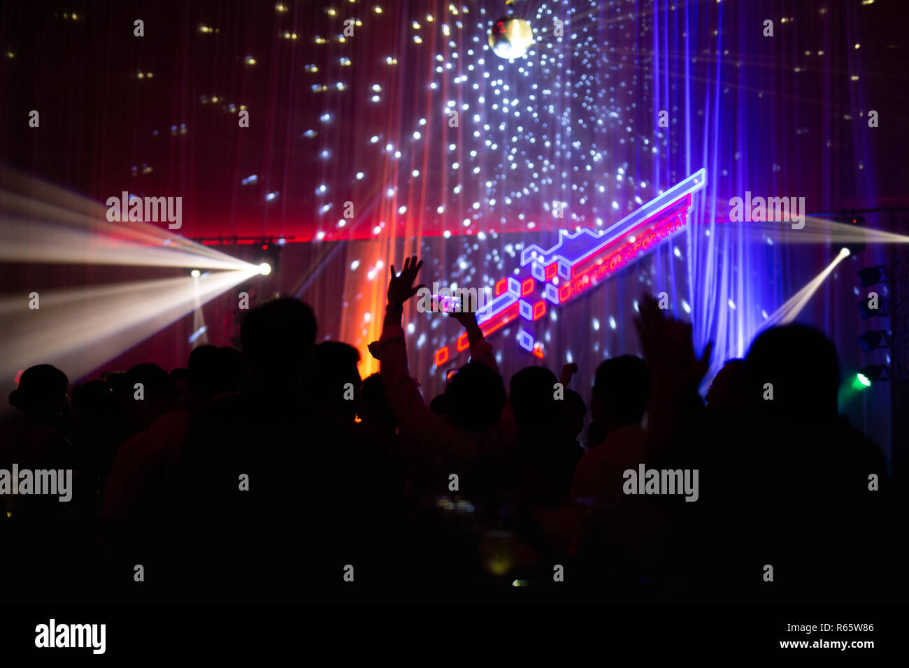 Dance laser group led hi-res stock photography and images - Alamy