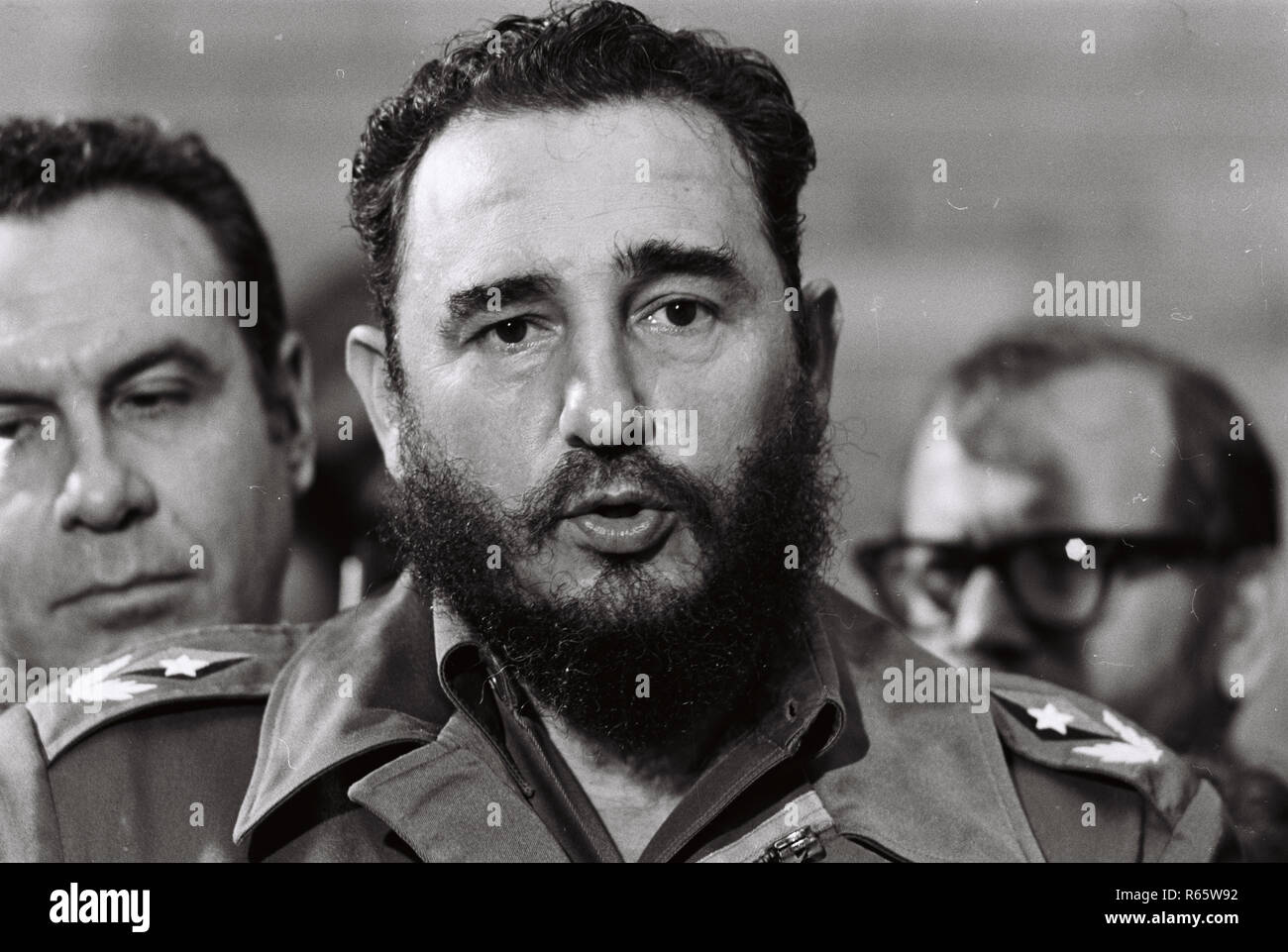 Fidel Castro in Cuba on June 19, 1975 Stock Photo - Alamy