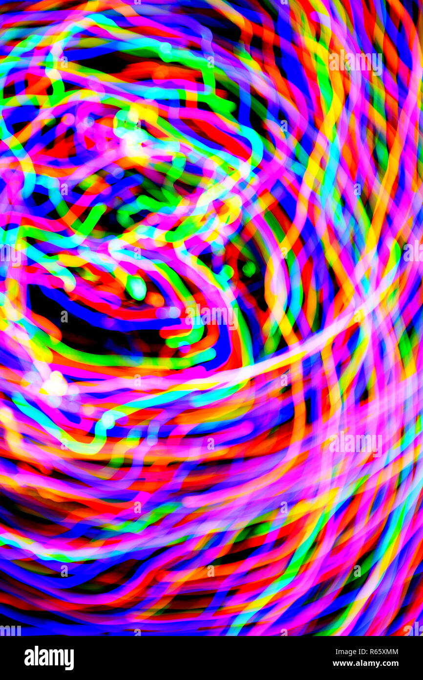 Abstract Light Painting Stock Photo - Alamy
