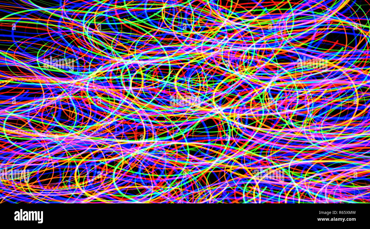 Abstract Light Painting Stock Photo - Alamy