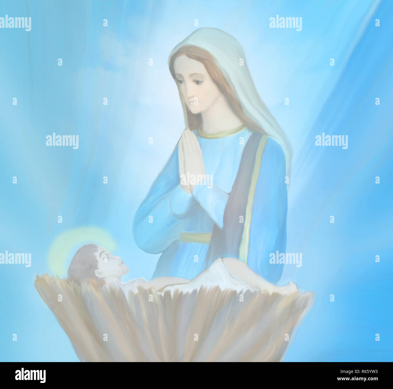 madonna and child jesus Stock Photo - Alamy