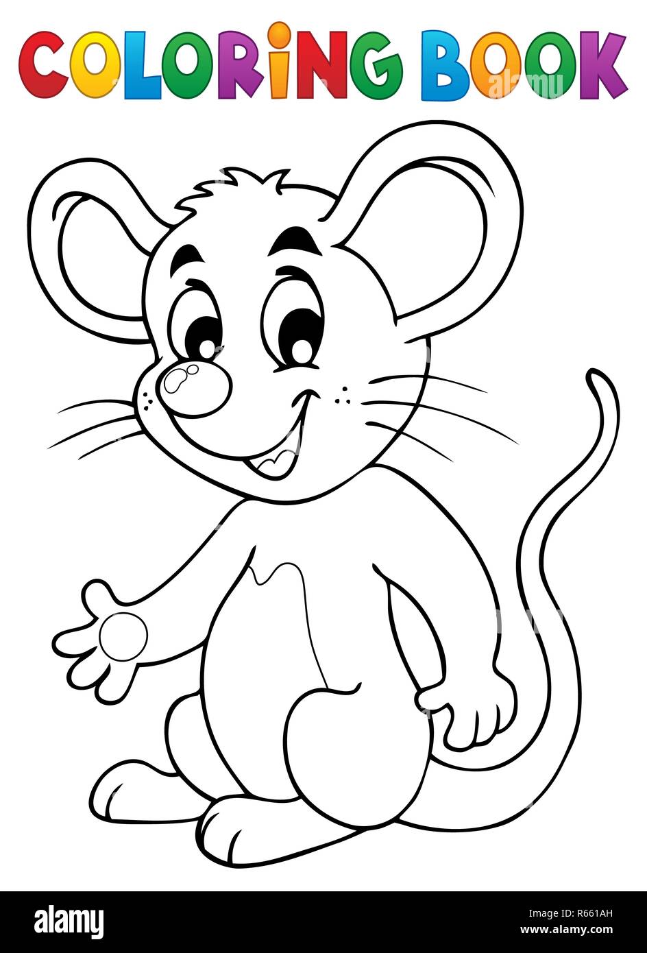 Mouse image colouring hi-res stock photography and images - Alamy