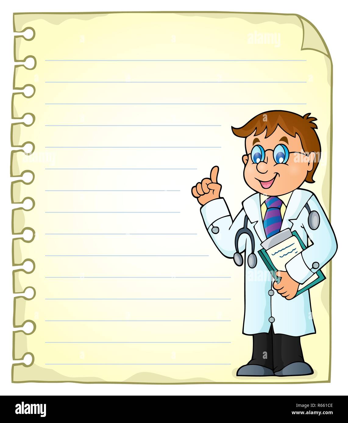 Medical care theme empty Cut Out Stock Images & Pictures - Alamy