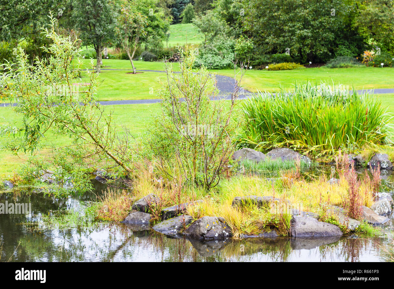 park in laugardalur valley of Reykjavik Stock Photo - Alamy