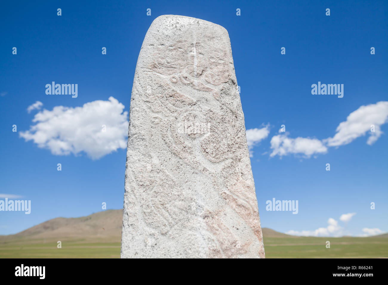 Reindeer stone mongolia hi-res stock photography and images - Alamy