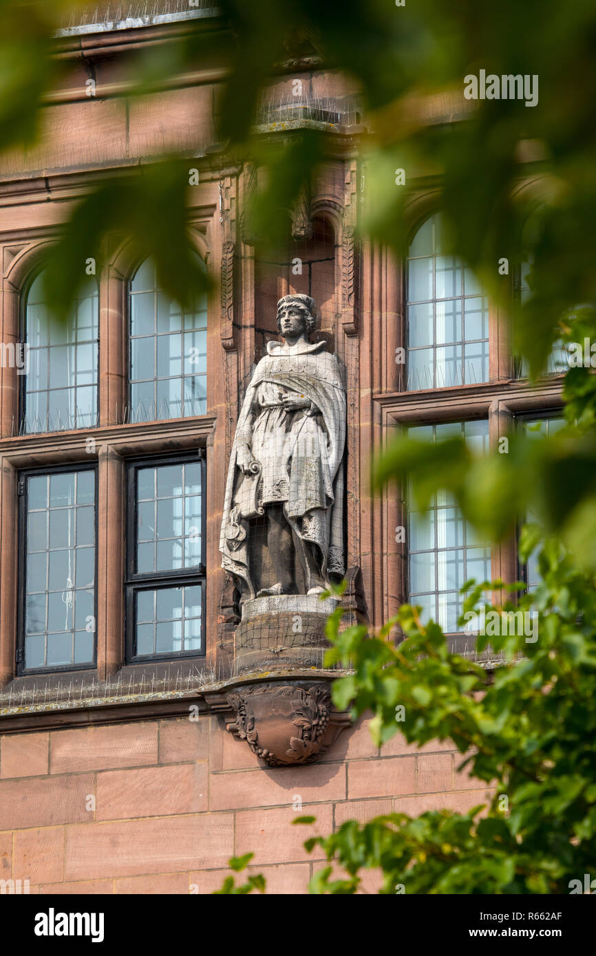An exterior detail of the historic Coventry Council House in the city ...