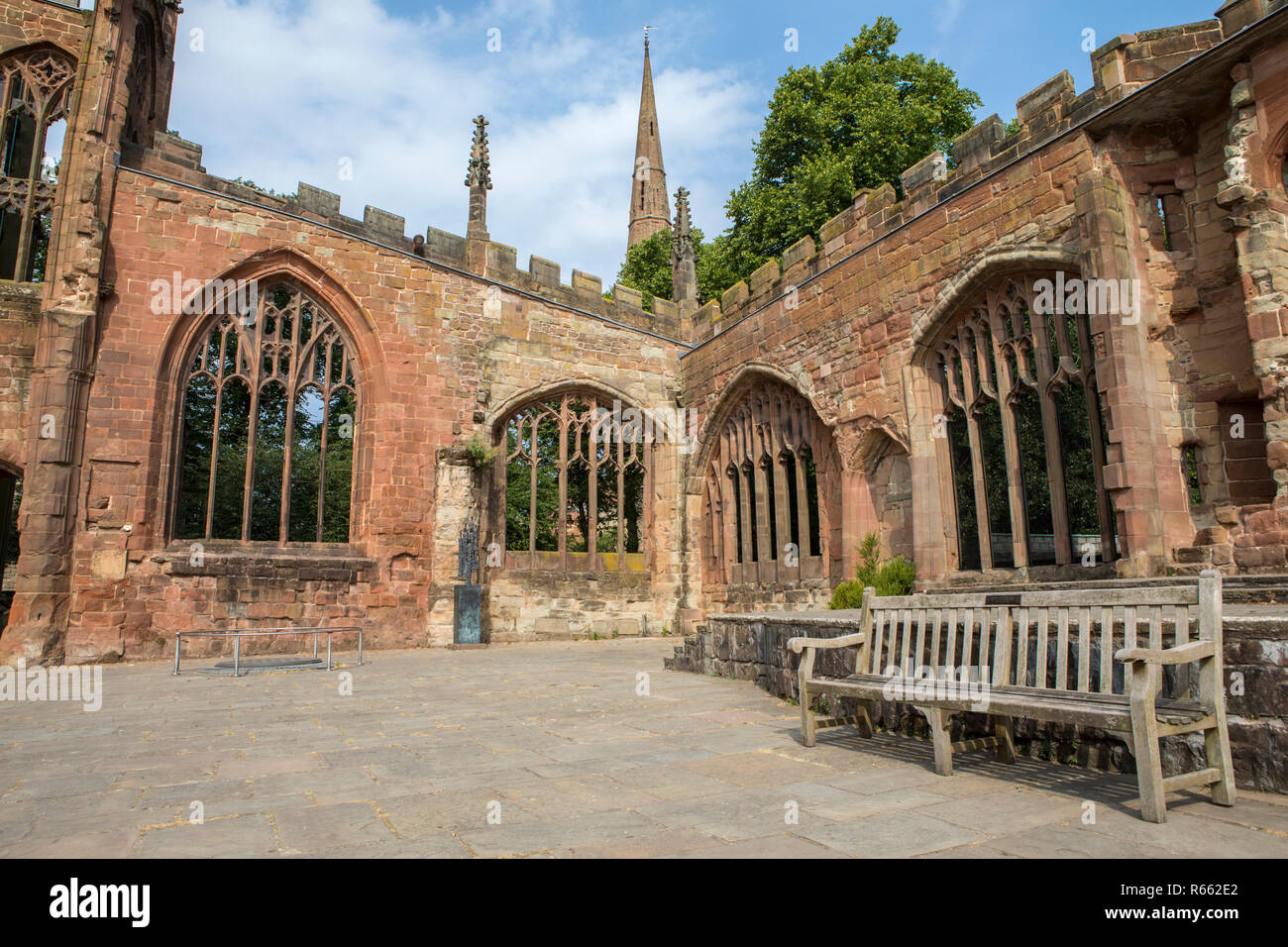 Inside the ruins of the historic St. Michaels - also known as Coventry ...