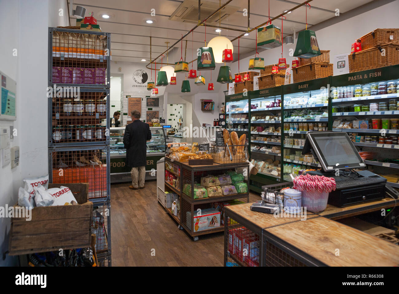 Mr Christian's Deli Interior, Notting HIll, London Stock Photo - Alamy