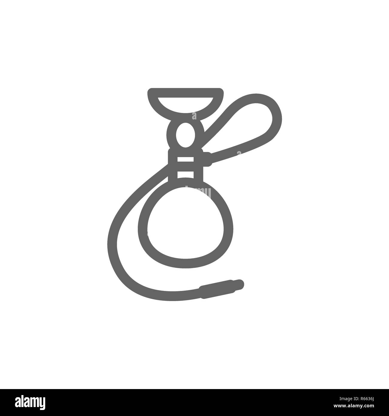 Simple hookah line icon. Symbol and sign illustration design. Isolated ...