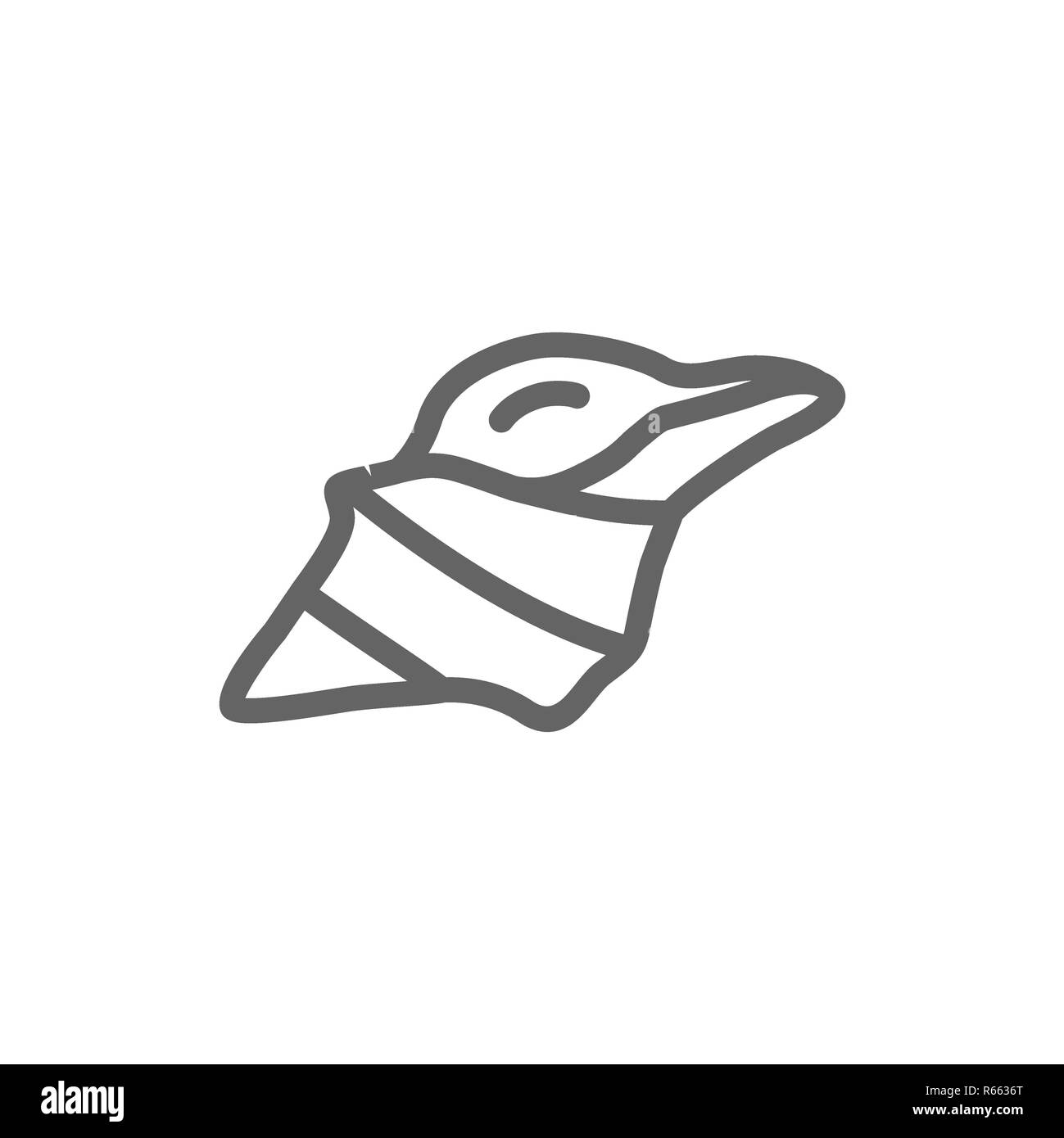 Simple conch line icon. Symbol and sign illustration design. Isolated ...