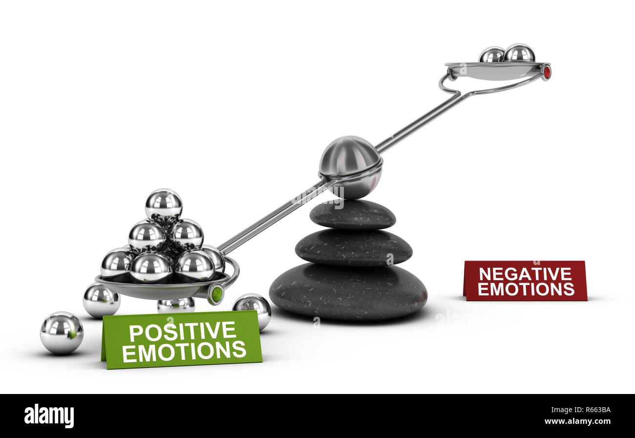 Positive Emotions and Healthy Emotional Well-being, Psychology Concept ...