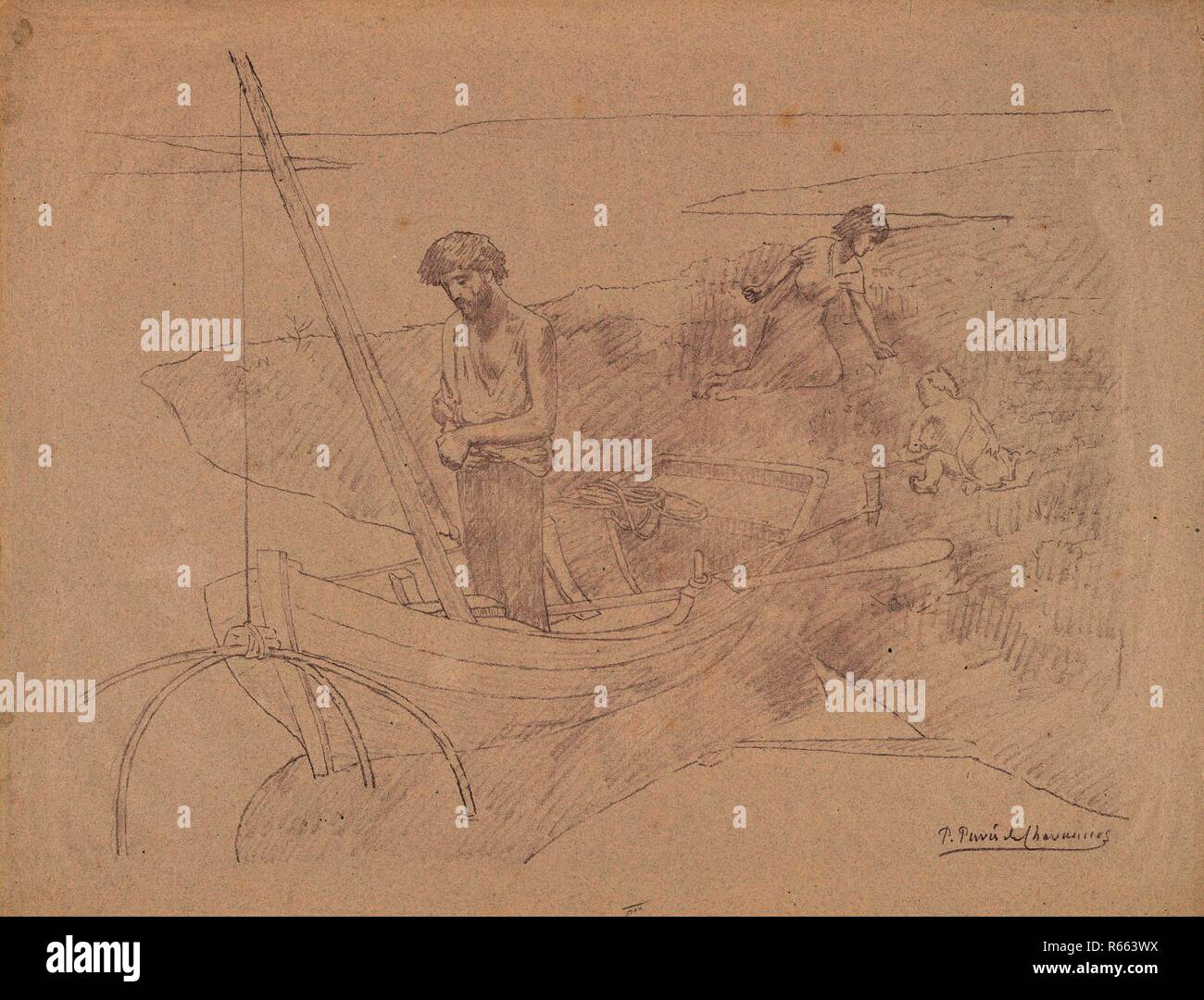 Puvis de chavannes le pauvre pecheur hi-res stock photography and ...