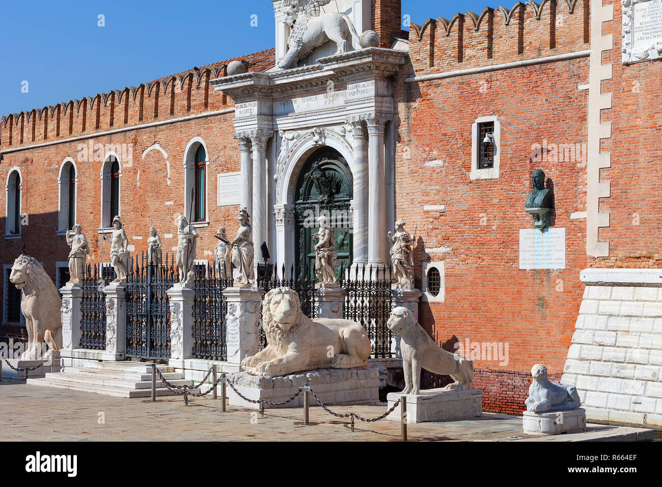 Venetian Arsenal, complex of former shipyards and armories, Venice ...