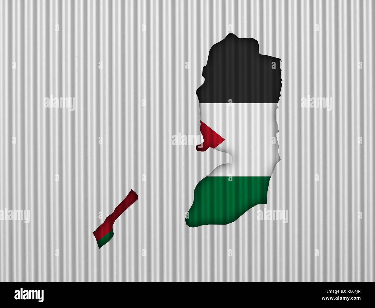 Palestine flag and map hi-res stock photography and images - Alamy