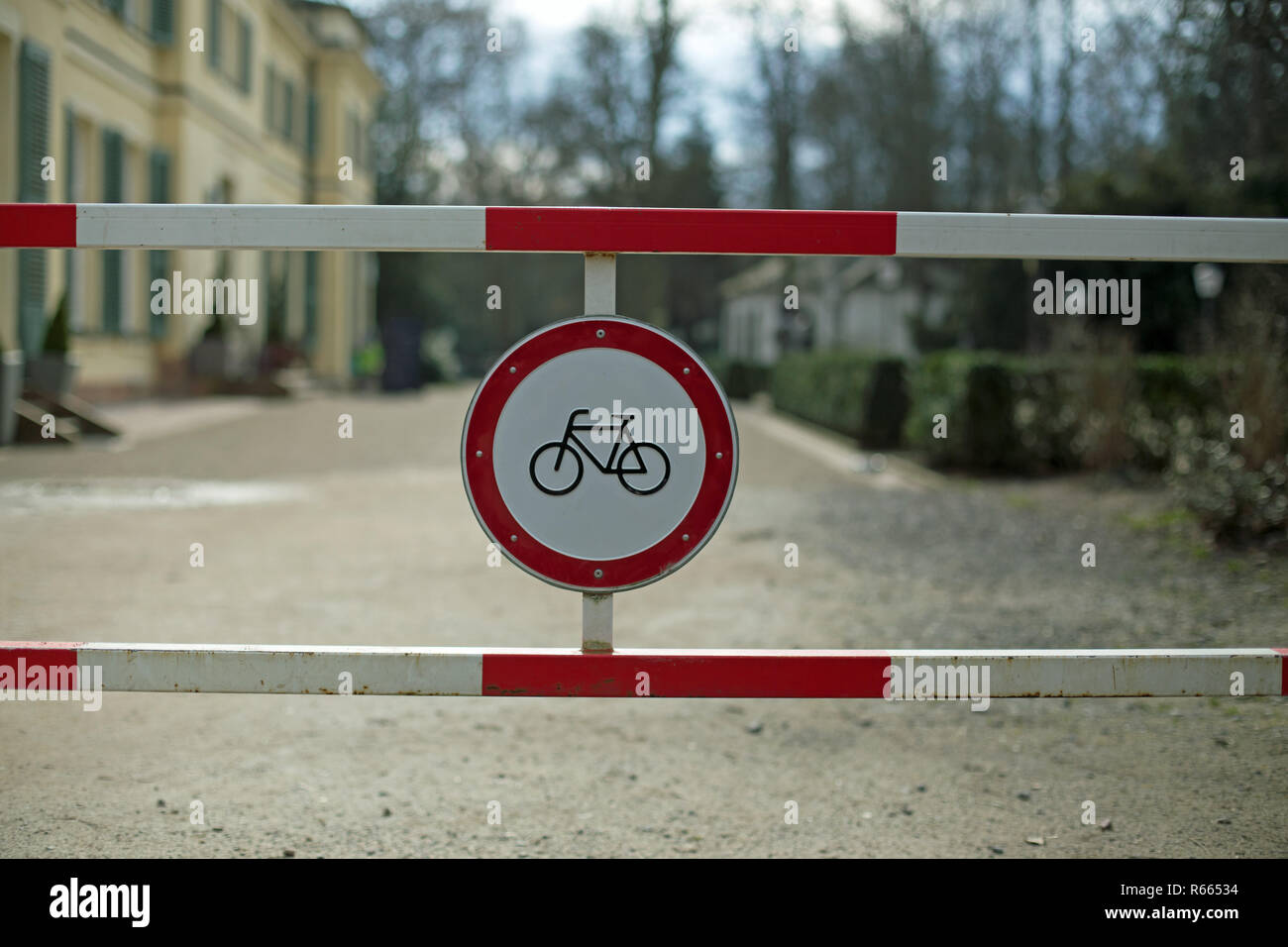 german traffic sign passage forbidden Stock Photo - Alamy